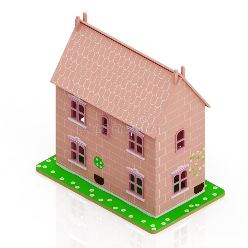 Isometric Kid Object 3D Rendering Stock Illustration - Illustration of ...