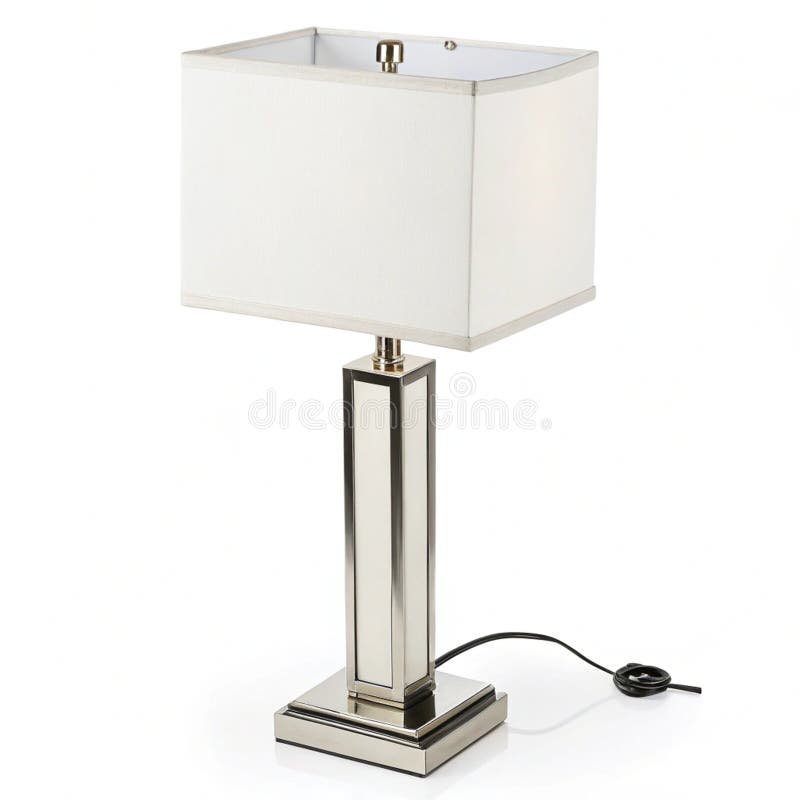 Isometric Lamp Isolated on White Background Stock Illustration ...