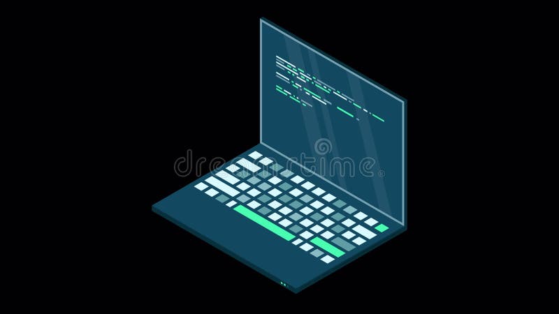 Isometric Laptop Animation. 3d Isometric Laptop Computer. Abstract ... Isometric Laptop Animation. 3d Isometric Laptop Computer. Abstract ...