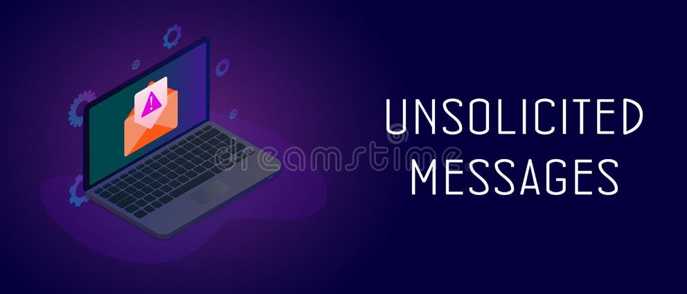 Isometric Laptop with Envelope Icon and E-mail Notification with ...