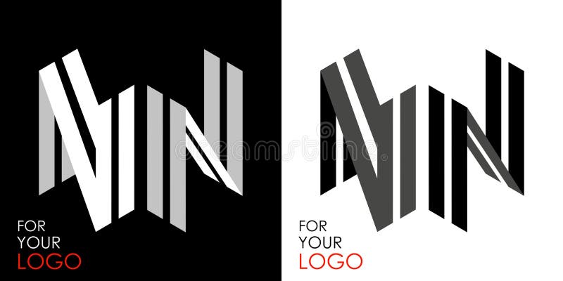 Isometric Letter R. Template for Creating Logos, Emblems, Monograms ...