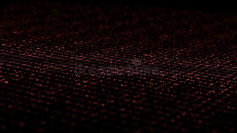 Isometric Lightning Grid Red Stock Illustration - Illustration of ...
