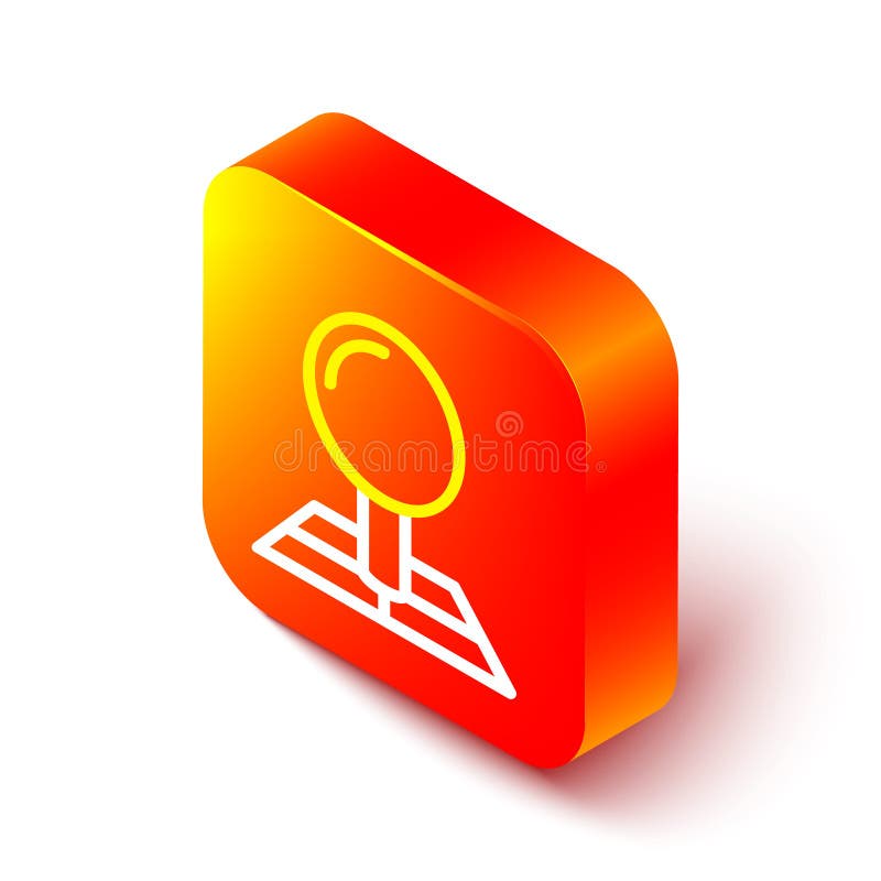 Orange 3d Map Pointer Icon Location Marker Stock Photos - Free ...