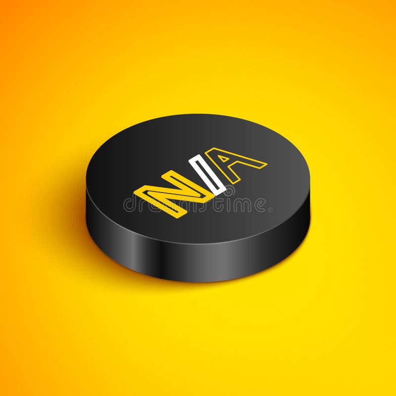 Set Line Not Applicable Icon Isolated on Black and White Background ...