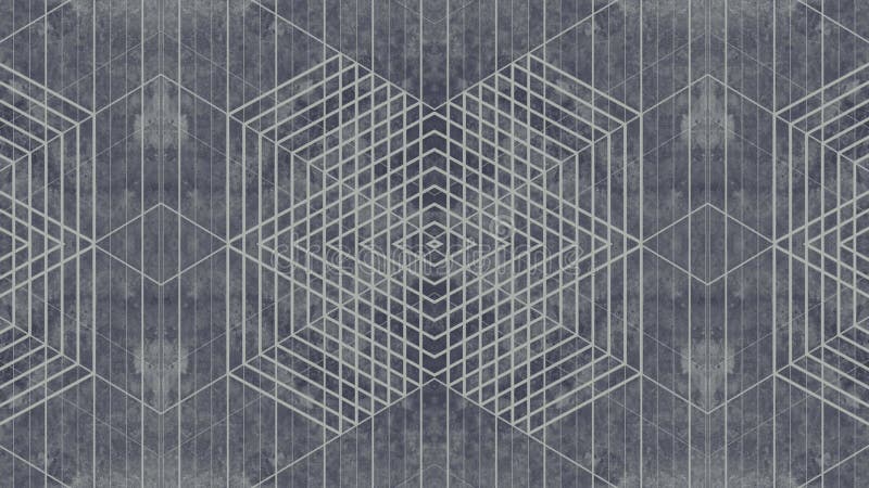 Transformation of a Symmetrical Pattern of Rectangles. 3d Rendering 4K ...