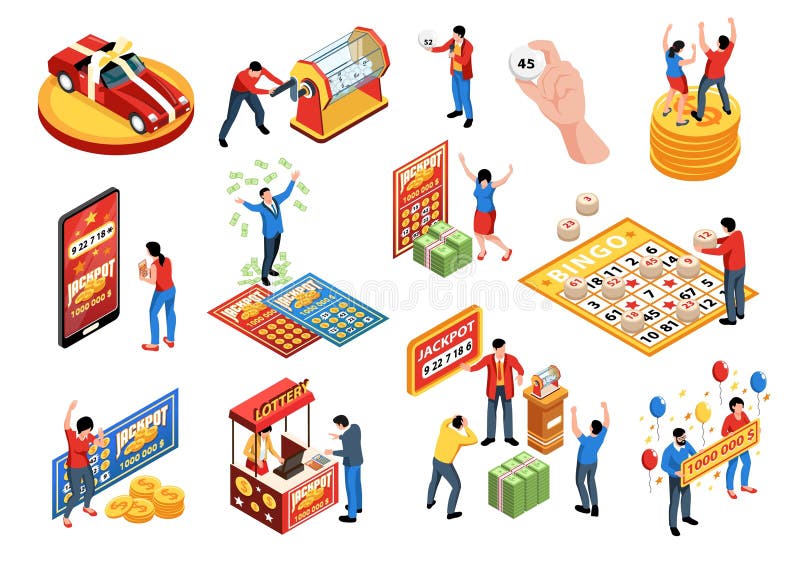Isometric Lottery Set stock vector. Illustration of coin - 288985284 Isometric Lottery Set stock vector. Illustration of coin - 288985284