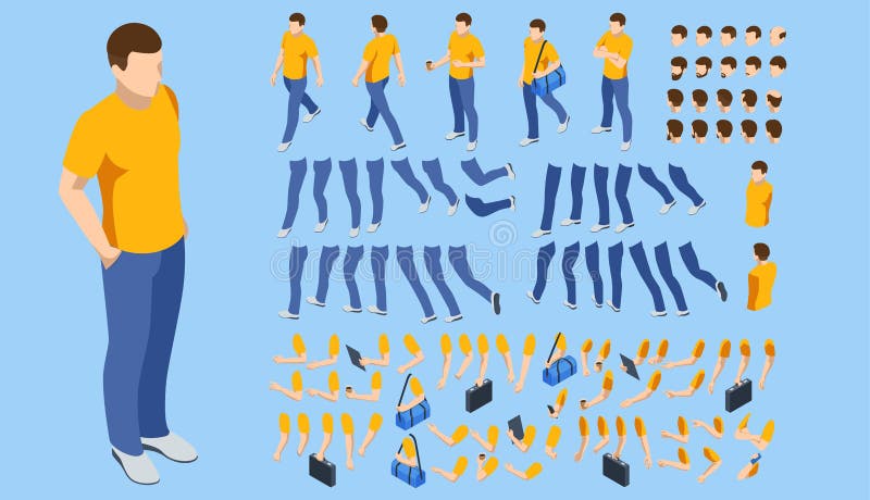 Isometric Character Sprite Stock Illustrations – 33 Isometric Character ...