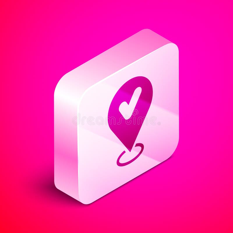 Pink Map Pin Pointer Modern Design Stock Illustrations – 357 Pink Map ...