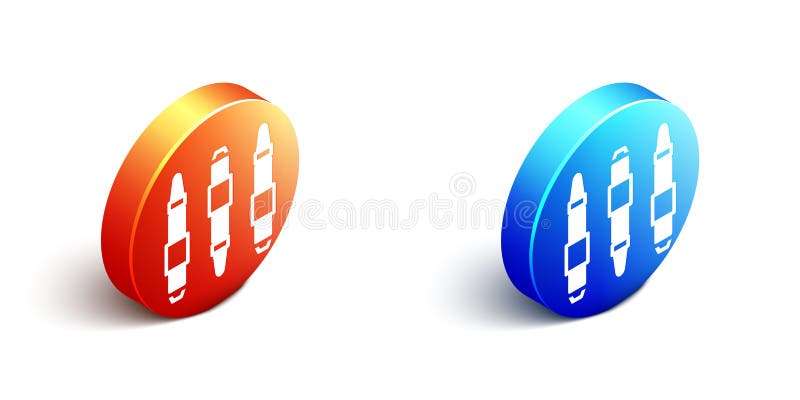 Isometric Marker Pen Icon Isolated on White Background. Felt-tip Pen ...