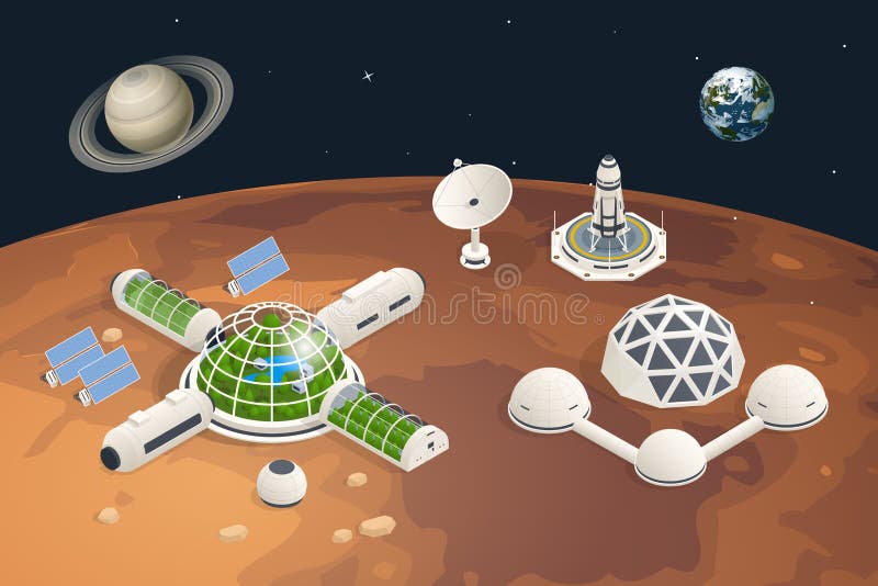 Isometric Mars Colonization, Biological Terraforming, Paraterraforming ...