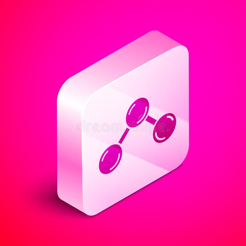Pink Chemistry Flask Icon, Flat Style Stock Vector - Illustration of ...