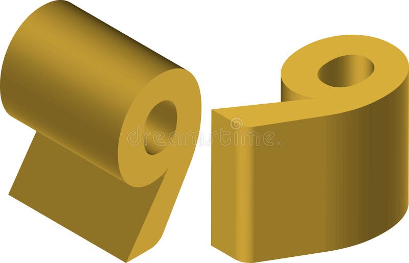 Isometric Number 9. Template for Creating Logos, Emblems, Monograms ...