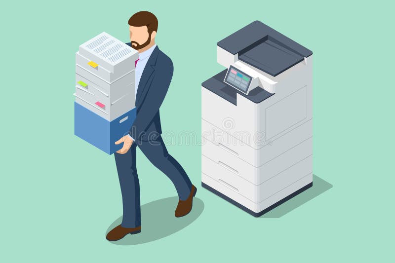 3d Man Scan Documents Stock Illustrations – 8 3d Man Scan Documents ...
