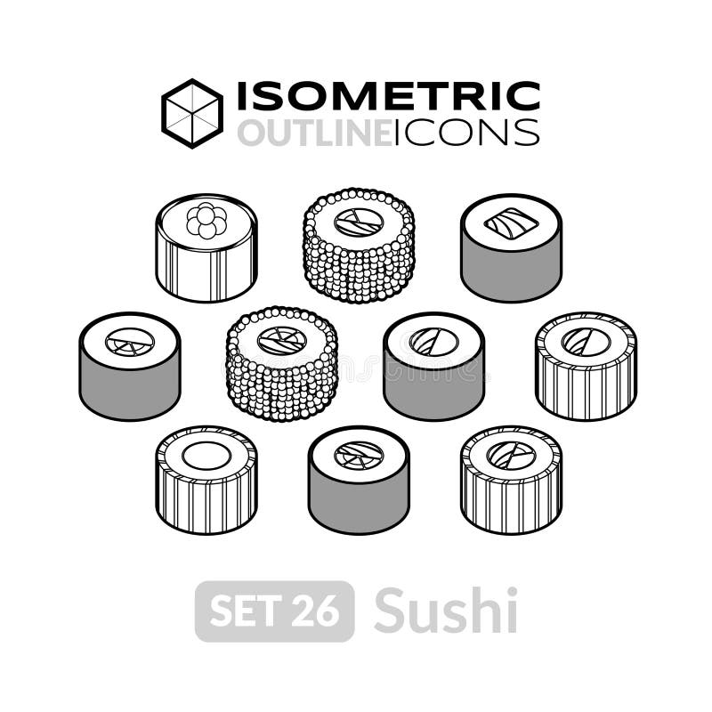 Isometric Outline Icons, Vector Set, Clothes. Thin Line Icons. Stock ... Isometric Outline Icons, Vector Set, Clothes. Thin Line Icons. Stock ...