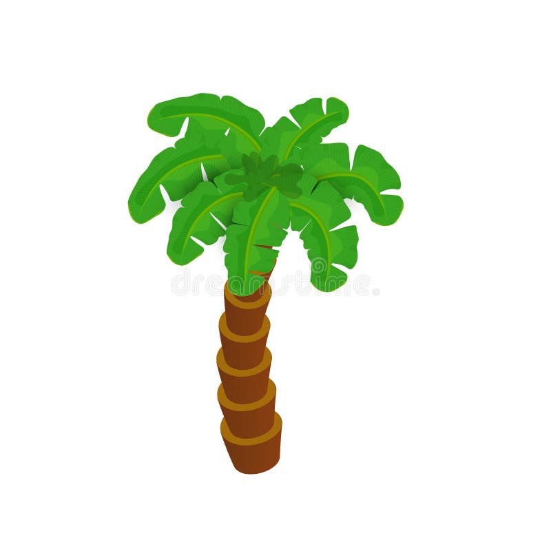 Isometric Palm Tree Stock Illustrations – 2,044 Isometric Palm Tree ...