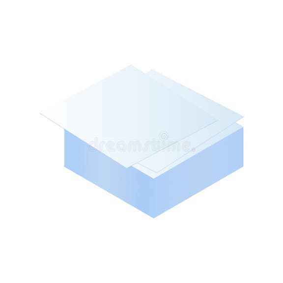 Isometric Paper Notes stock vector. Illustration of sheet - 223919967