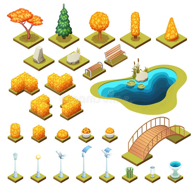 Park Objects Stock Illustrations – 4,861 Park Objects Stock ...