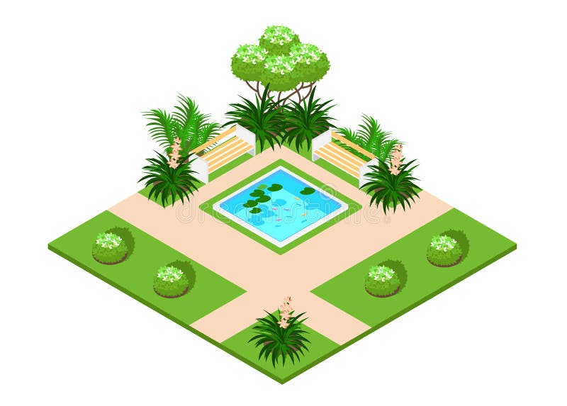 Isometric Bushes Stock Illustrations – 496 Isometric Bushes Stock ...