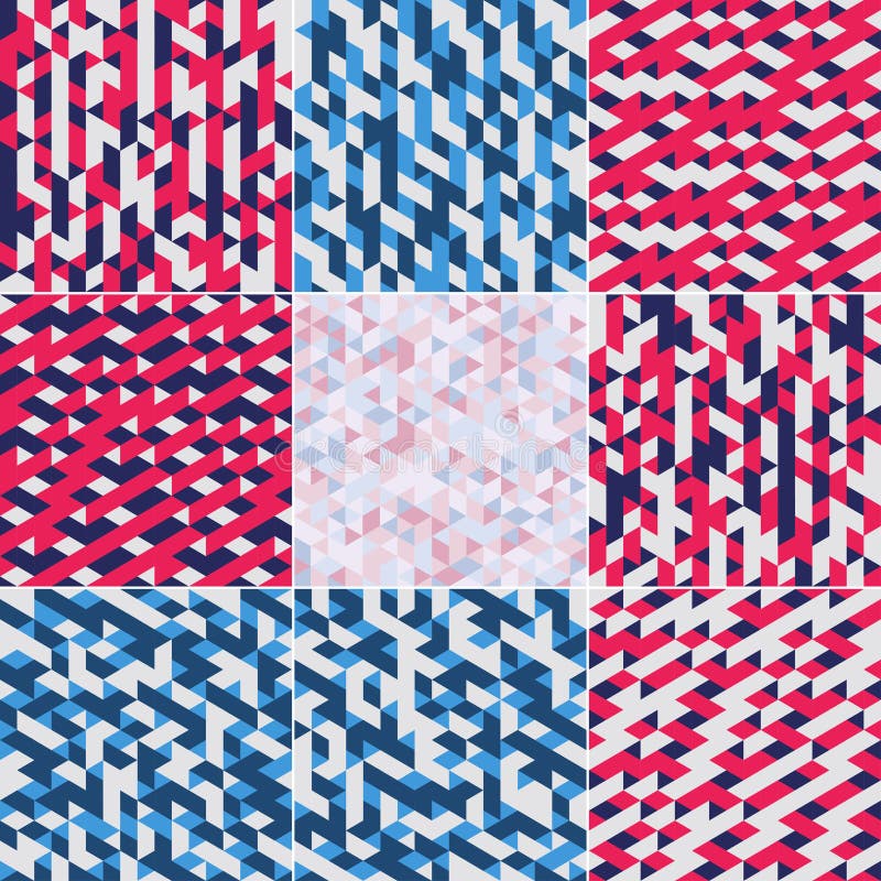 Isometric Pattern Covers with a Modern Design and Cool Colorful ...