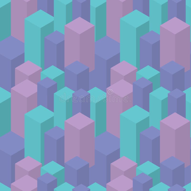 Isometric pattern stock vector. Illustration of decoration - 267893146