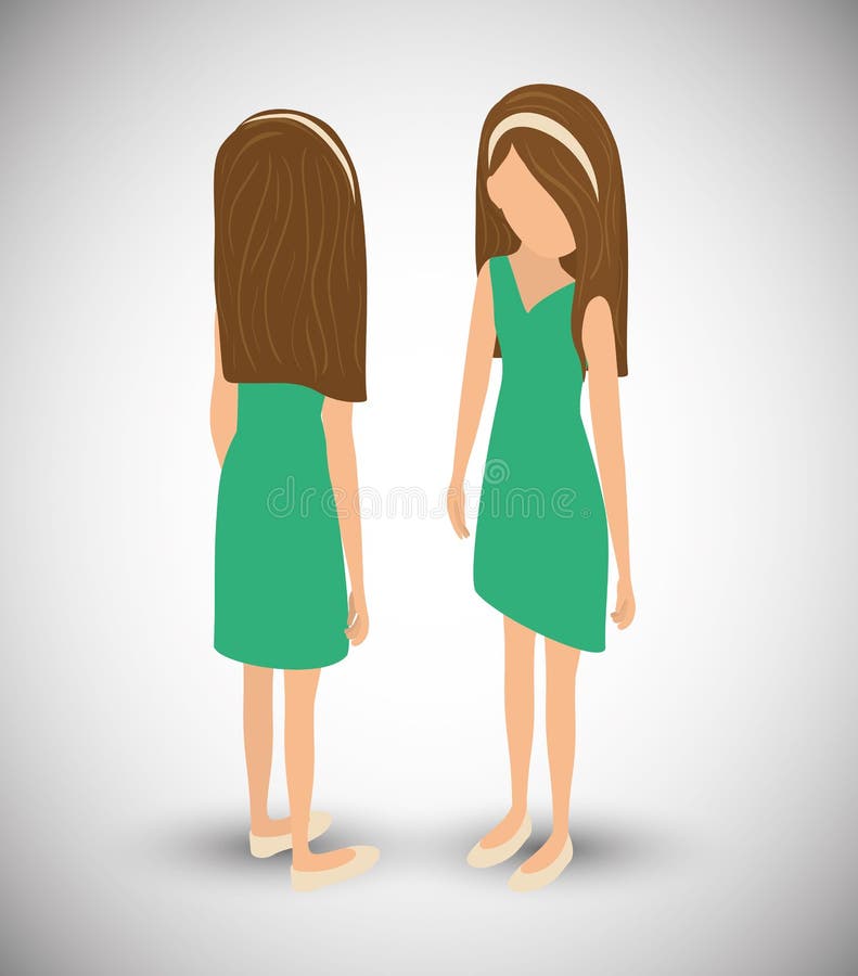 Isometric People Graphic Design, Vector Illustration Stock Vector ...