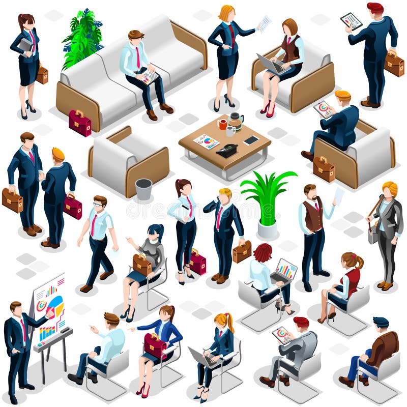 Isometric People Icon Stock Illustrations – 64,423 Isometric People ...