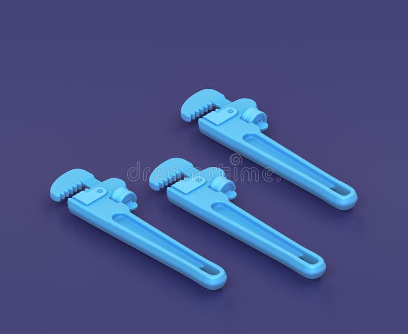 Isometric Pipe Wrench Stock Illustrations – 681 Isometric Pipe Wrench ...