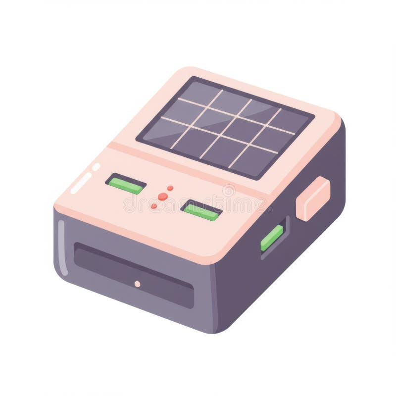 Isometric Pixel Art Smart Home Network: Blue Digital Lines and ...