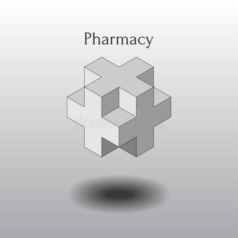 Isometric Plus, Vector Logo Element Stock Vector - Illustration of icon ...