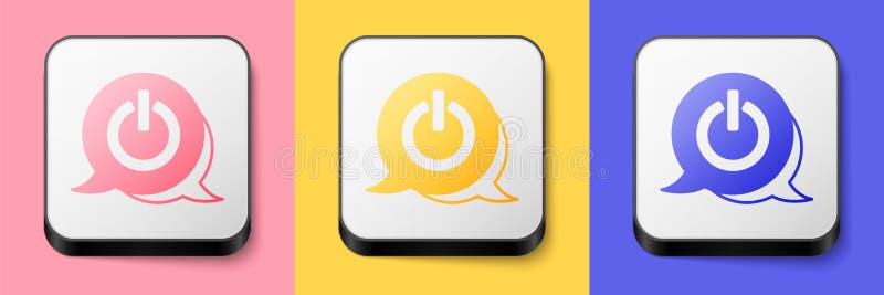 Square Blue Power Start Button Stock Illustrations – 220 Square Blue ...