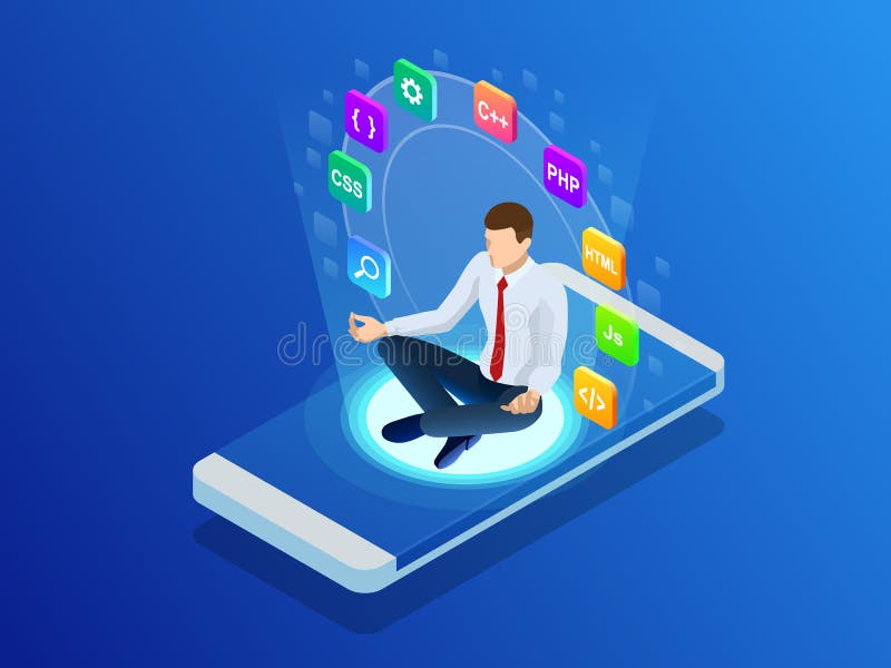 Software Development Isometric Vector Stock Illustrations – 6,139 ...