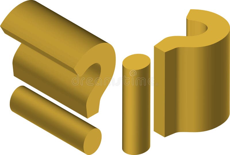 Isometric Question Mark Symbol. Template for Creating Logos, Emblems ...