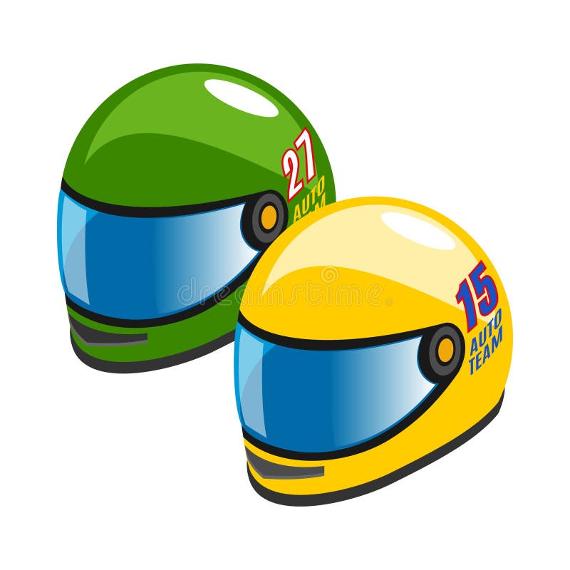 Racing Helmets Stock Illustrations – 324 Racing Helmets Stock ...