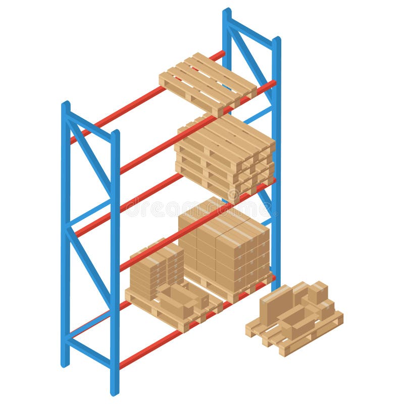 Shelving Racks Stock Illustrations – 350 Shelving Racks Stock ...