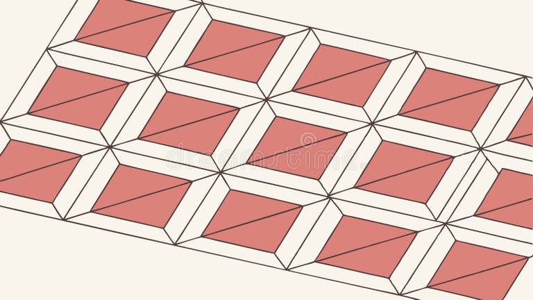 Isometric Rectangular Grid Pattern, Structured Geometric Background ...