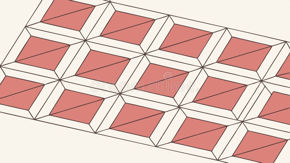 Isometric Rectangular Grid Pattern, Structured Geometric Background ...