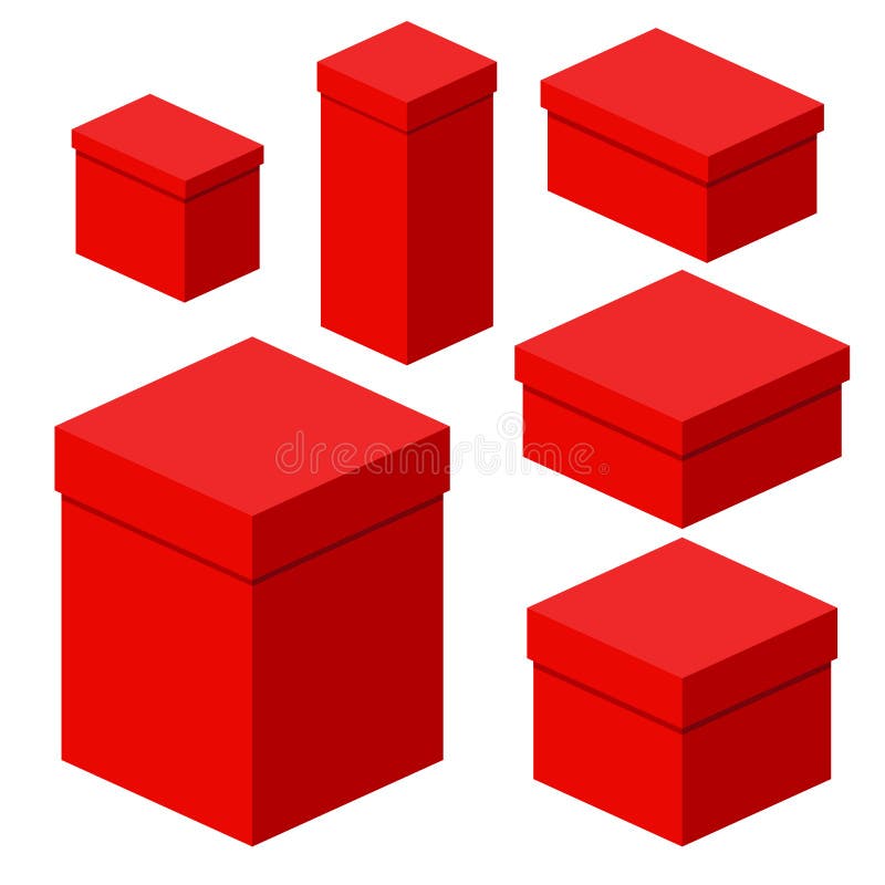 Boxes Different Sizes Stock Illustrations – 458 Boxes Different Sizes ...