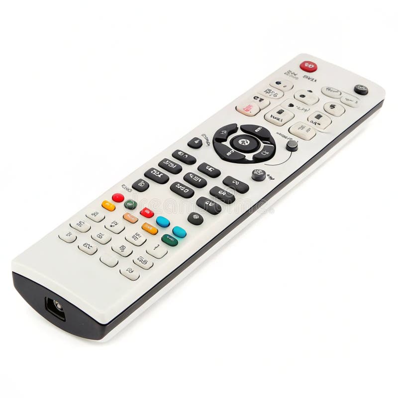 Isometric Remote Control Isolated on White Background Stock ...