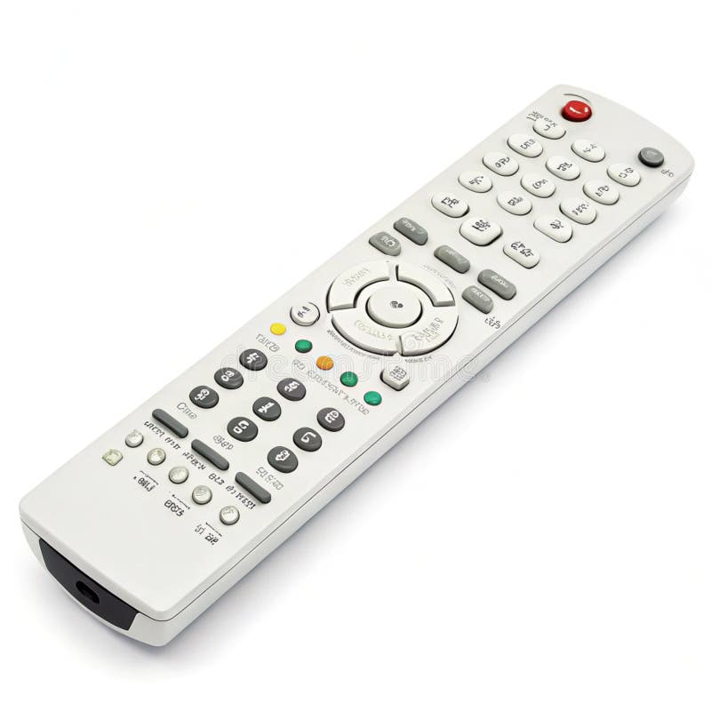 Isometric Remote Control Isolated on White Background Stock ...