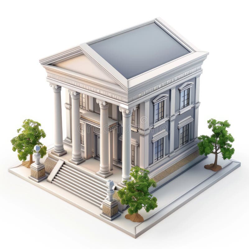 Classic Building Elevation Stock Illustrations – 804 Classic Building ...