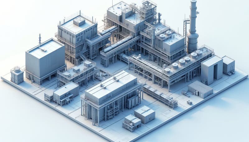 155 3d Rendering Industrial Chemical Plant Stock Photos - Free ...