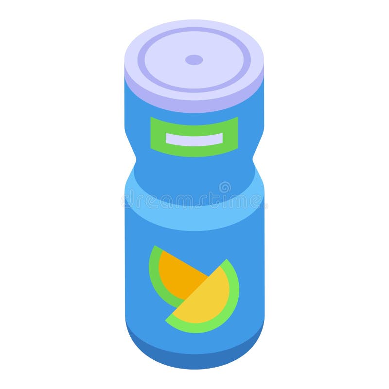Isometric Reusable Water Bottle Illustration Stock Vector ...