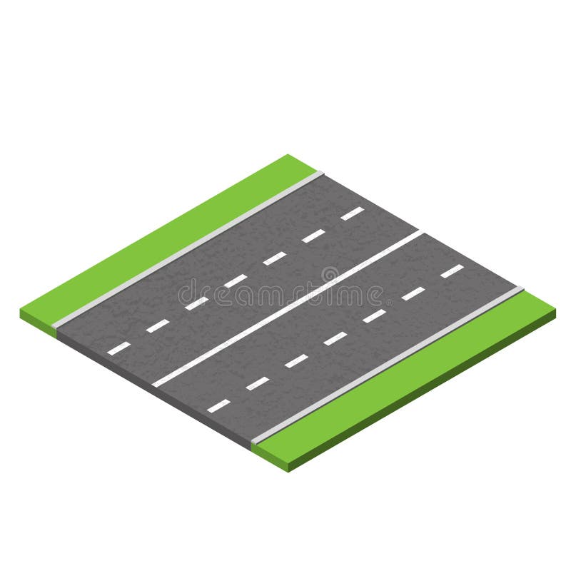 Isometric Road, Element for Infographics, Traffic Concept, Vector Stock ... Isometric Road, Element for Infographics, Traffic Concept, Vector Stock ...
