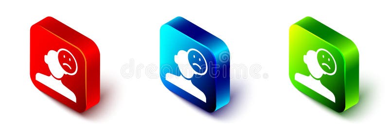 Depressed Sad Green Office Pencil Character Stock Vector - Illustration ...