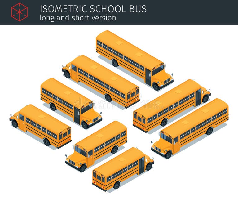 Isometric Bus Stock Illustrations – 7,210 Isometric Bus Stock ...