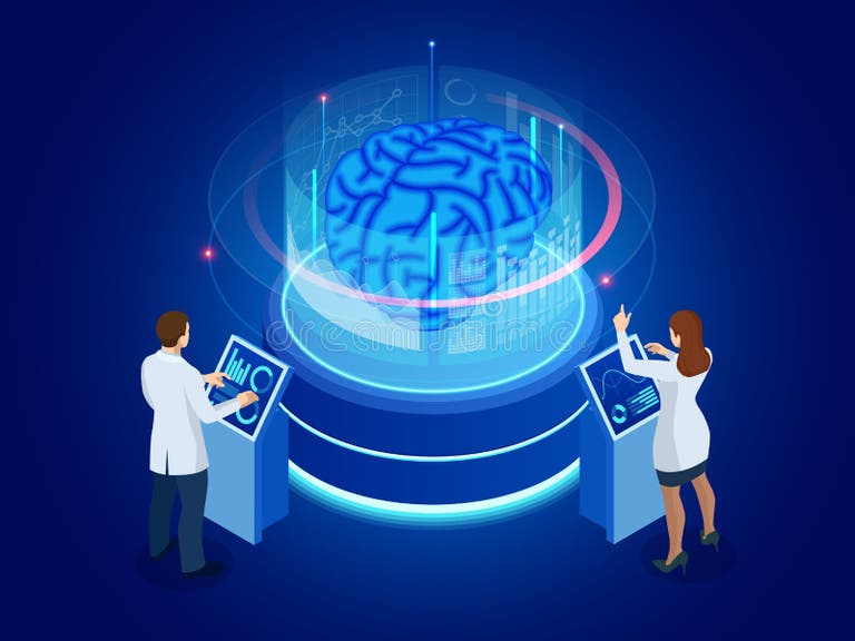 Artificial Intelligence Chip Laboratory Stock Illustrations – 526 ...