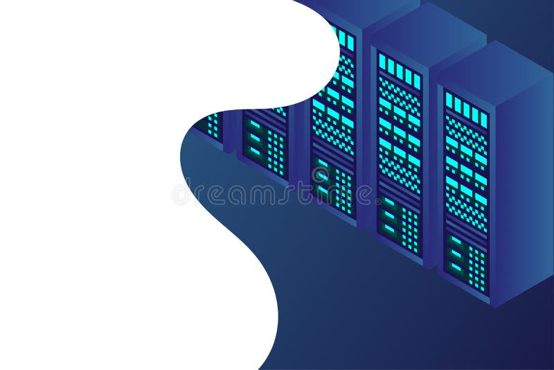 Isometric Server Equipment. Stock Vector - Illustration of business ... Isometric Server Equipment. Stock Vector - Illustration of business ...