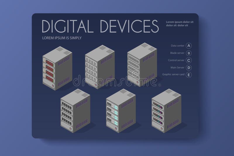 Data server network stock vector. Illustration of cluster - 133922694