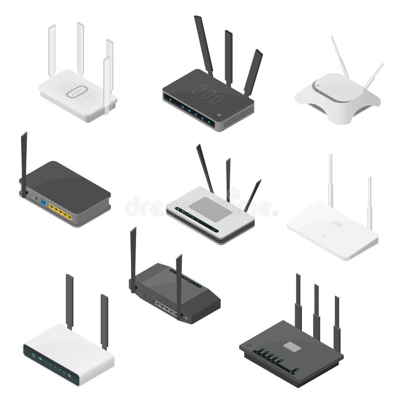 Lan Switch Isometric Symbol Stock Illustrations – 146 Lan Switch ...