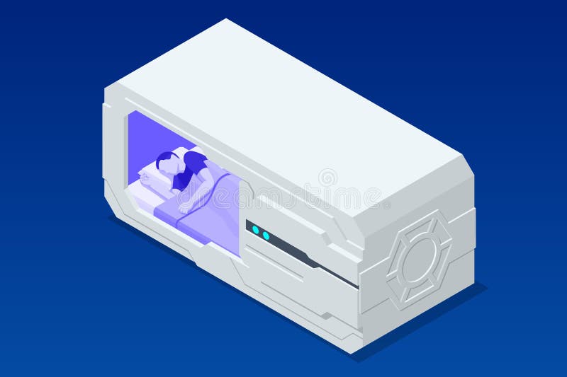 Sleeping Pods Stock Illustrations – 14 Sleeping Pods Stock ...